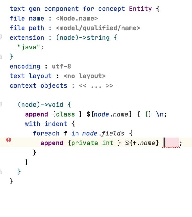 MODELS 2020 Tutorial on MPS - Supplementary Material 8 - TextGen | PDF