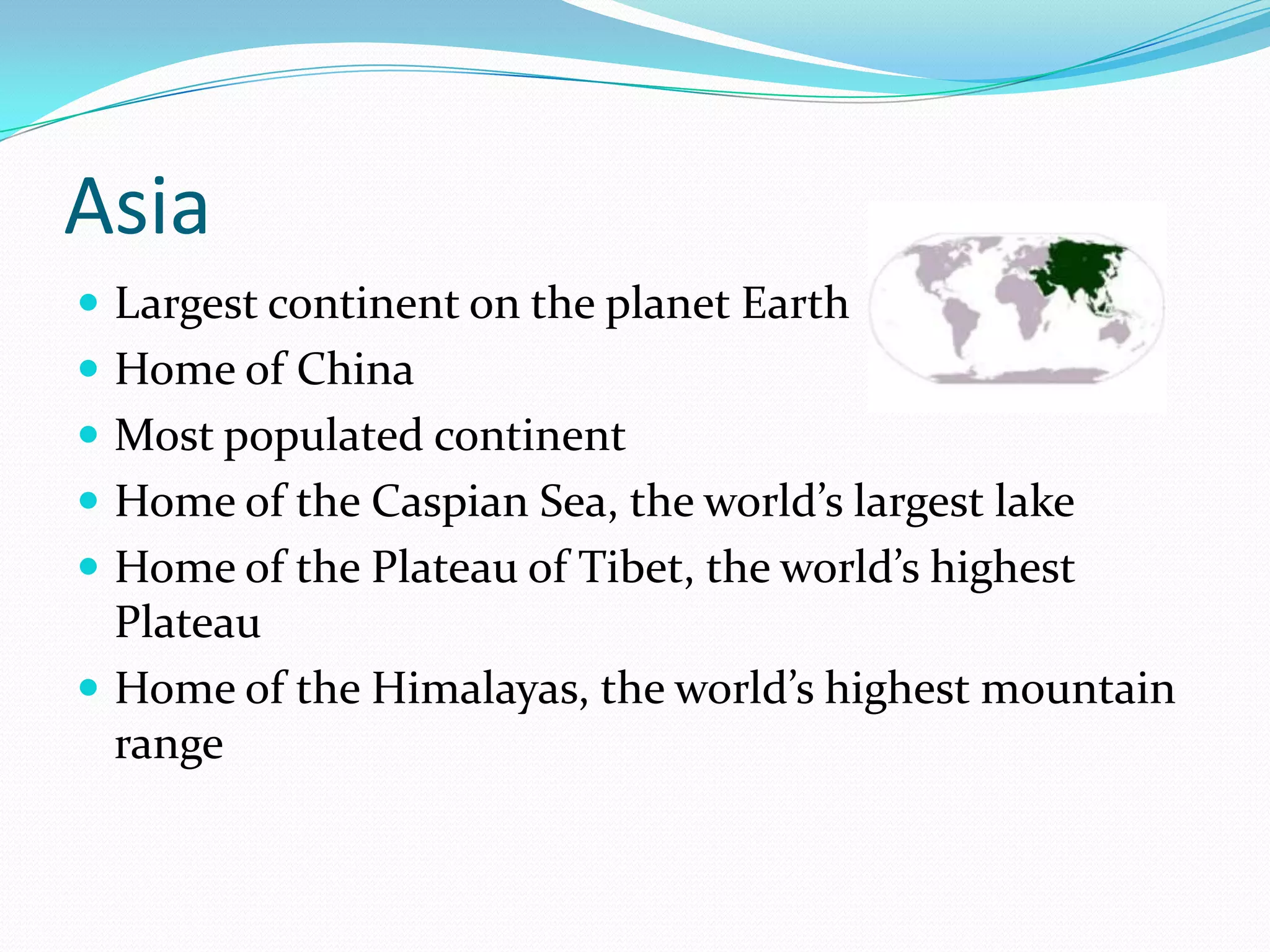 8 The 7 Continents | PPT