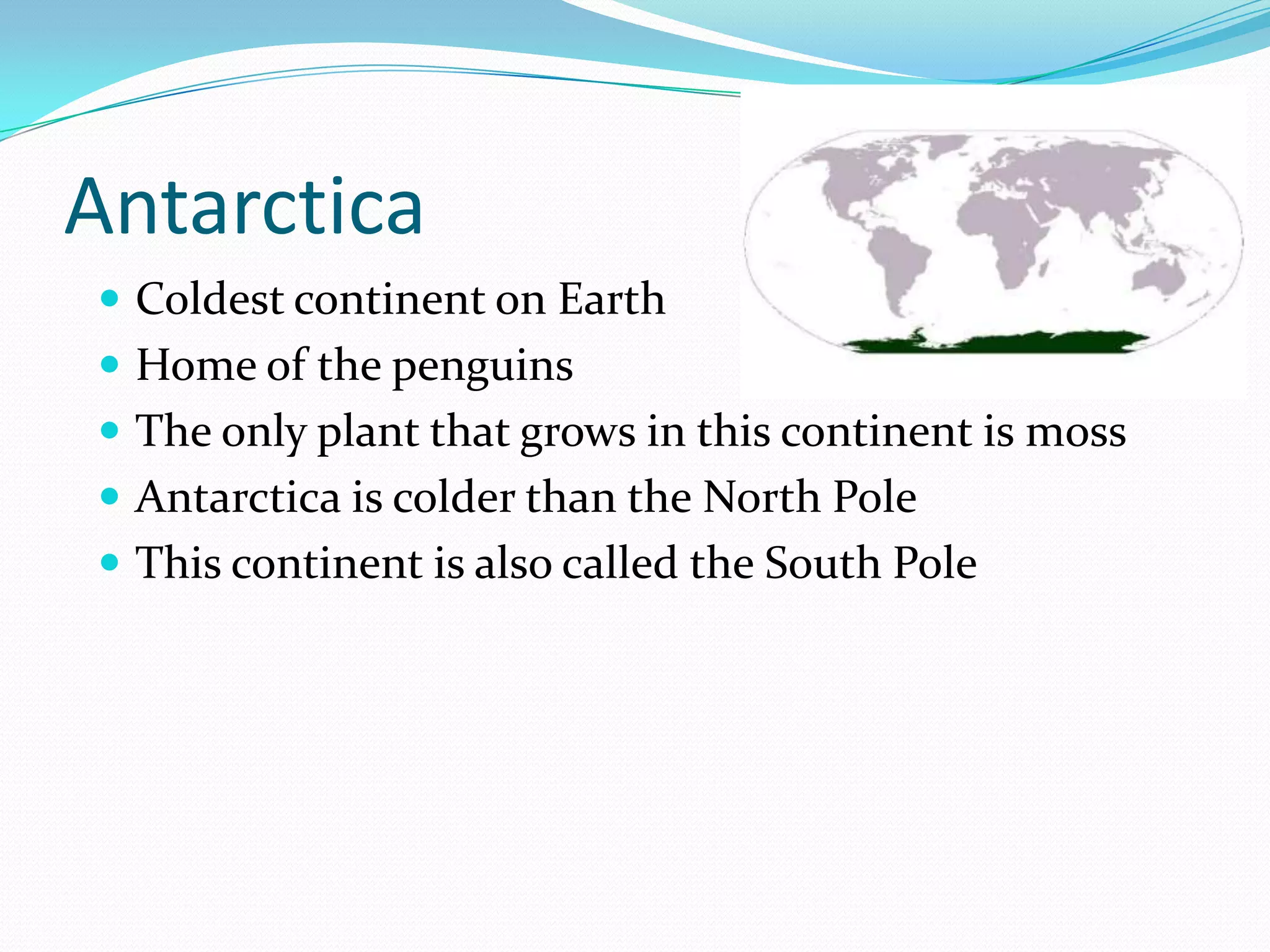 8 The 7 Continents | PPTX