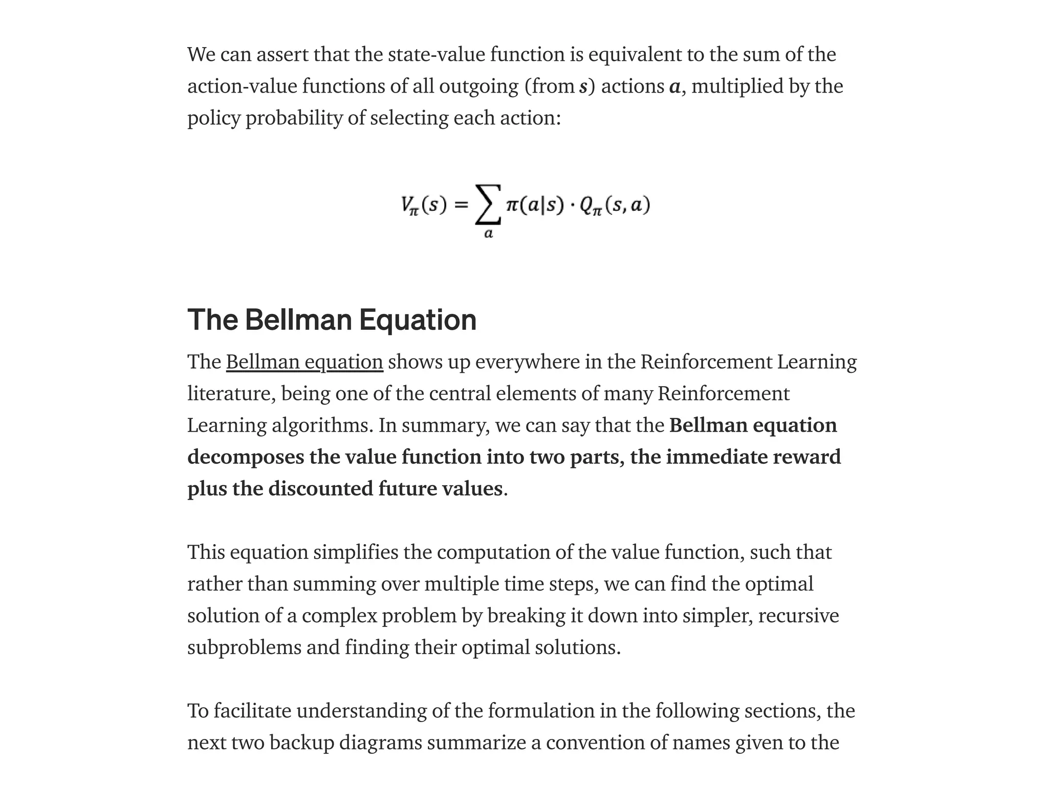 the bellman equation | PDF