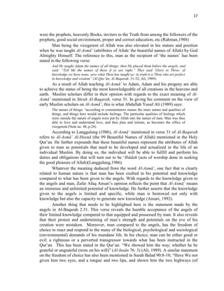 The Concept on Man: A Contrastive Analysis between Western and Islamic ...