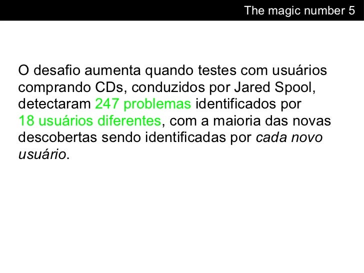 8. The magic number 5