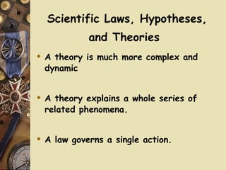 8 the scientific method - summary | PPT