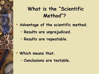 8 the scientific method - summary | PPT