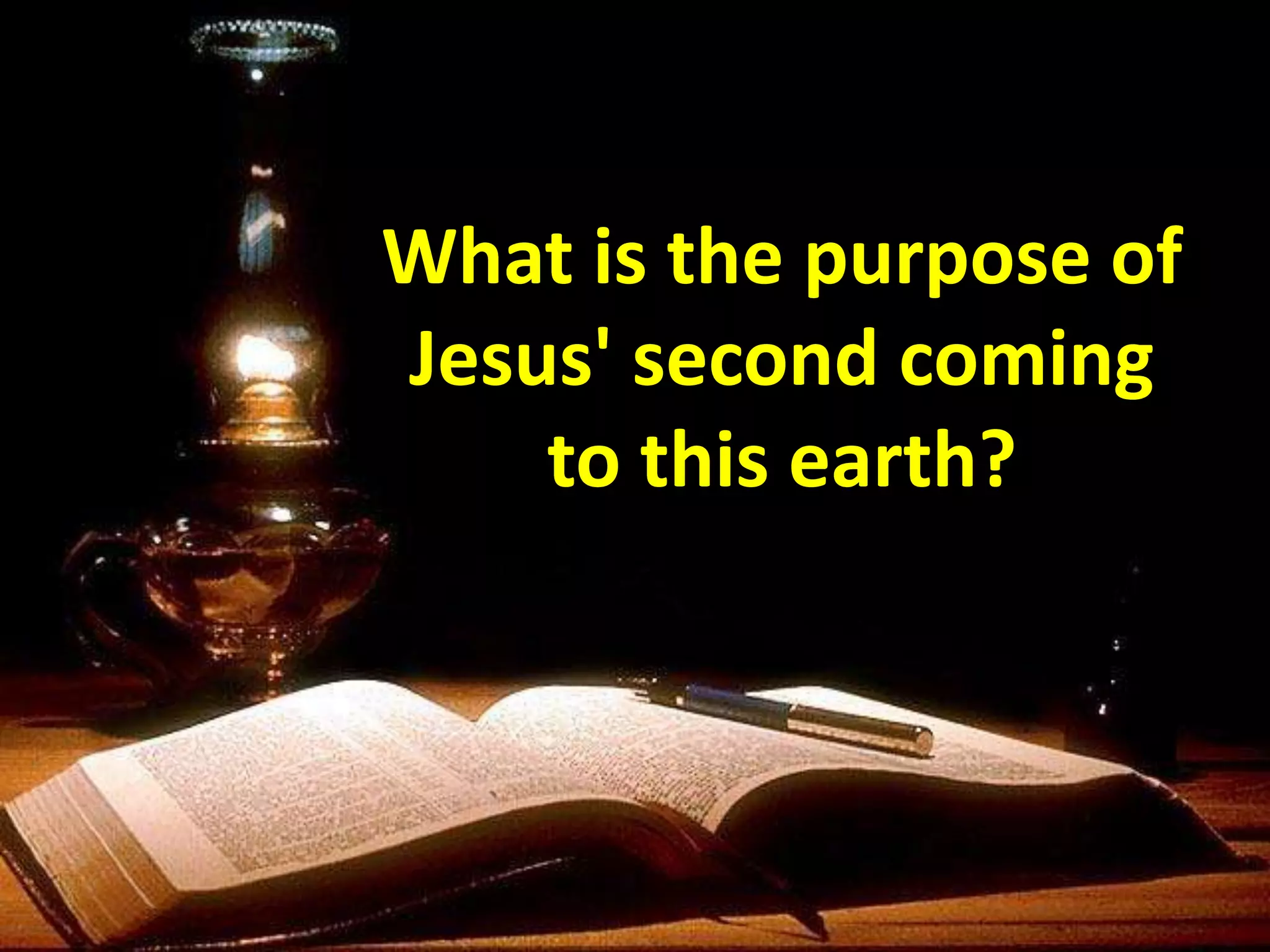 8. the second coming of jesus christ | PPTX