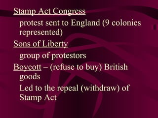 8 the thirteen colonies rebel | PPT