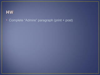 8. transitions, concluding sentences, admire paragraphs | PPT