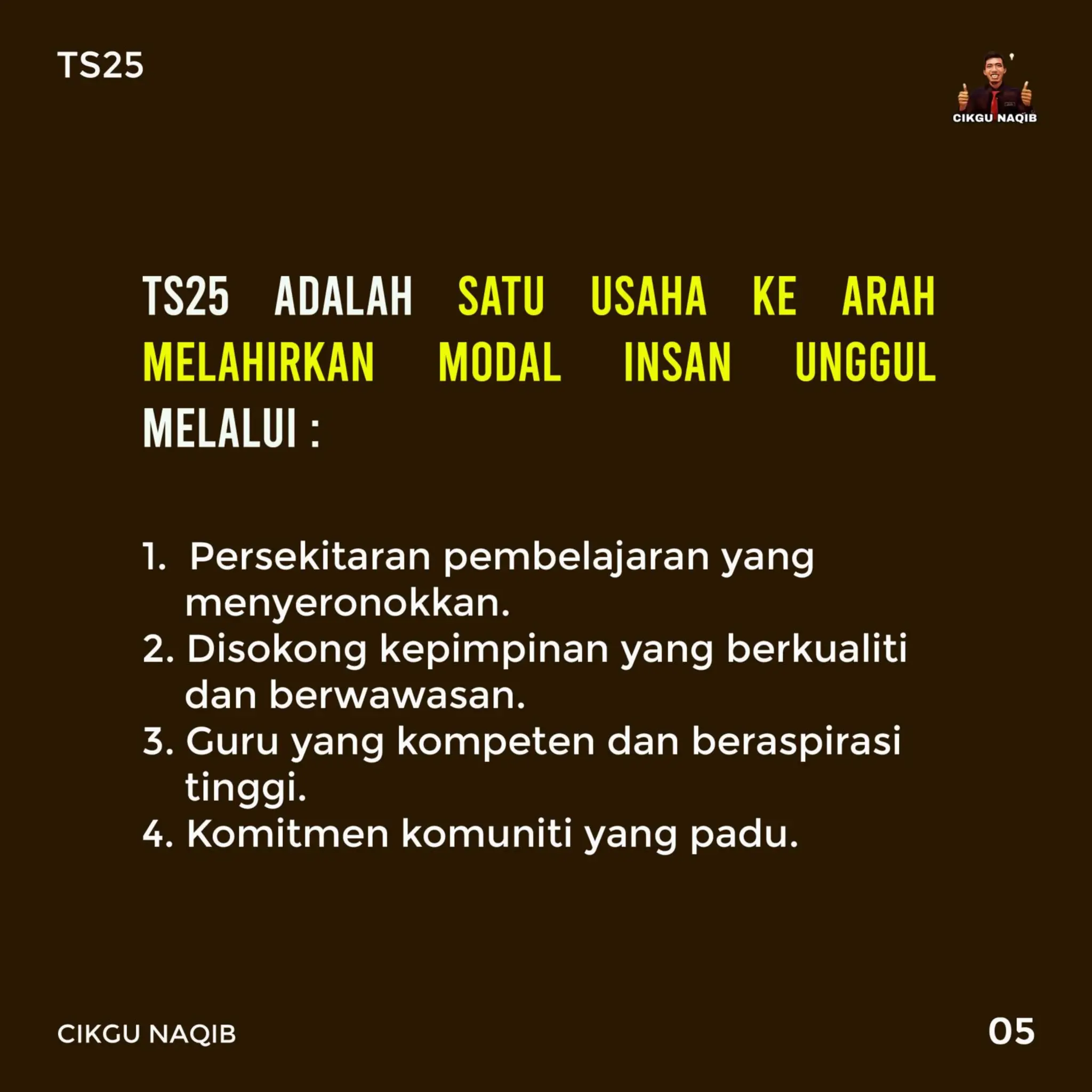 TS25 (Program Transformasi Sekolah 2025) | PDF