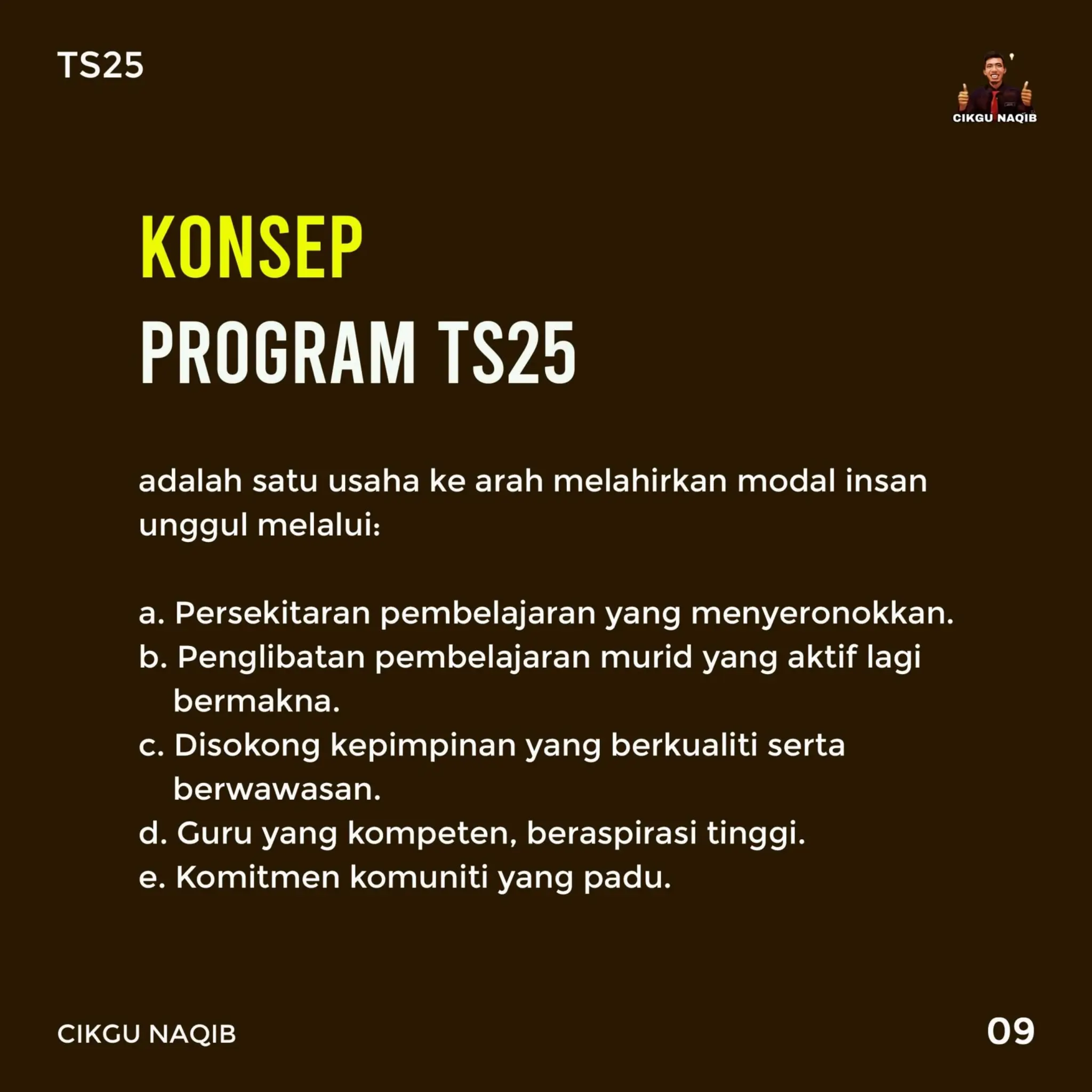 TS25 (Program Transformasi Sekolah 2025) | PDF