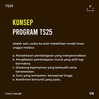 TS25 (Program Transformasi Sekolah 2025) | PDF
