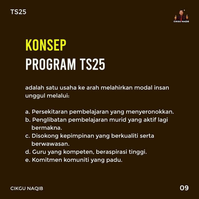 TS25 (Program Transformasi Sekolah 2025) | PDF