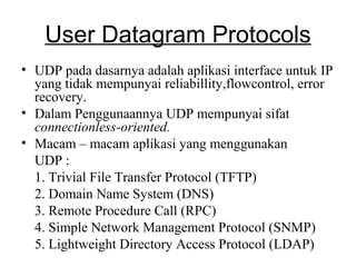 UDP and TCP | PPT