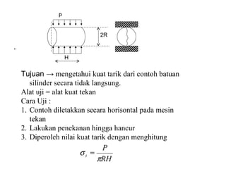 uji-kuat-tarik-tak-langsung | PPT