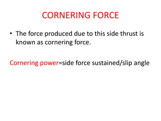 8 understeering and over steering | PPTX