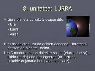 8. unitatea lurra | PPT