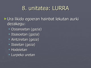 8. unitatea lurra | PPT