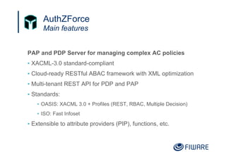 FIWARE Global Summit - Identity Management and Access Control | PPT
