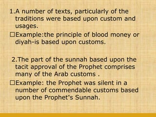 Introduction to Usul Fiqh :Uruf as a source of law | PPT