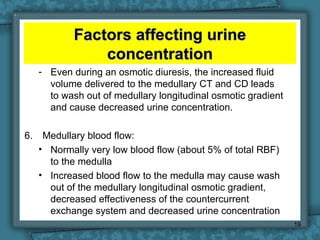 Urine concentration and dilution and diuresis .ppt