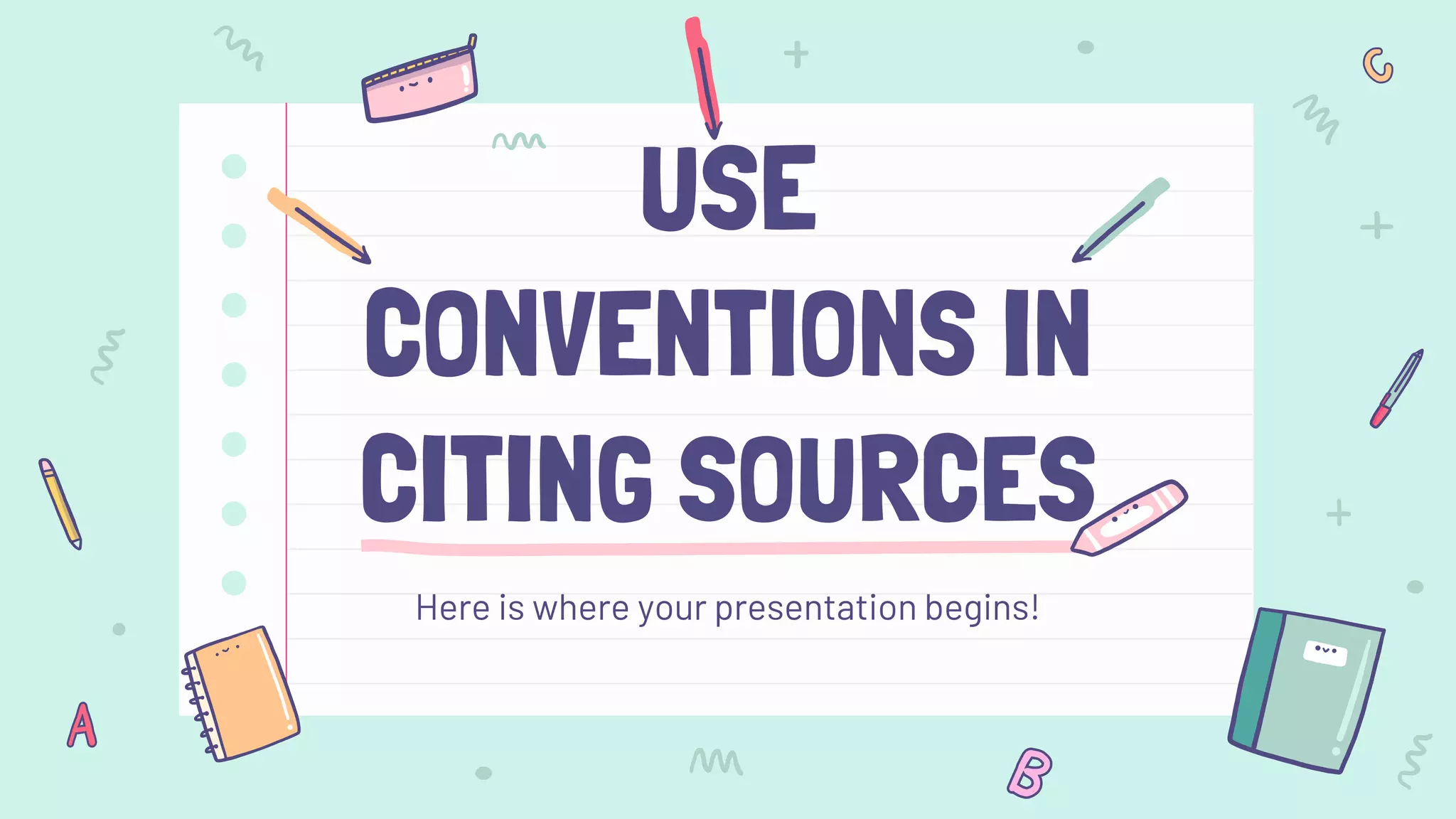 Use Conventions in Citing Sources | PPTX