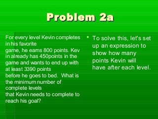 8 - using linear equations to solve word problems | PPT