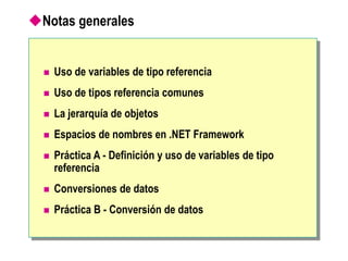 8. Uso De Variables De Tipo Referencia | PPT