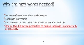 Word formation process | PPT
