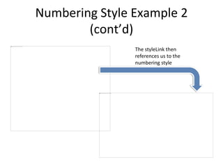 8 wordprocessing ml subject - numbering | PPTX