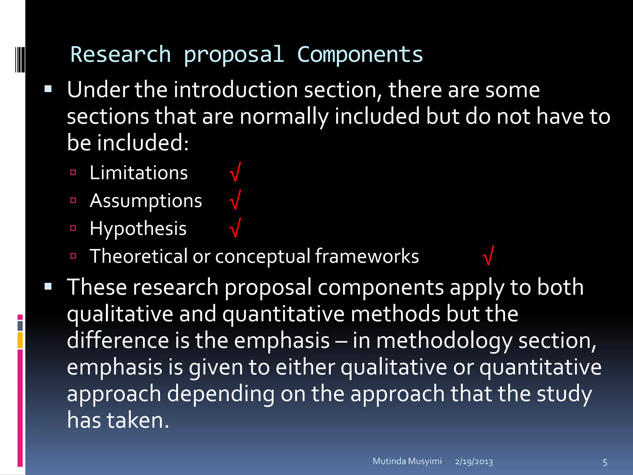 8. writing a research proposal (2) | PPTX