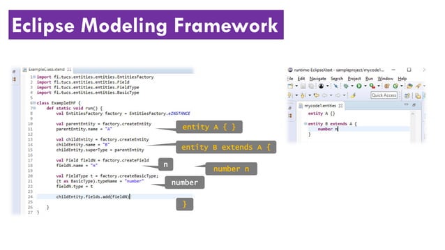 Xtext Eclipse Modeling Framework Ppt 