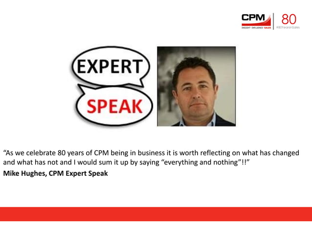 CPM #80YearsinSales | PPT