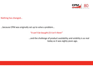 CPM #80YearsinSales | PPT