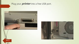 80 demonstrate how to connect properly computer peripherals | PPSX