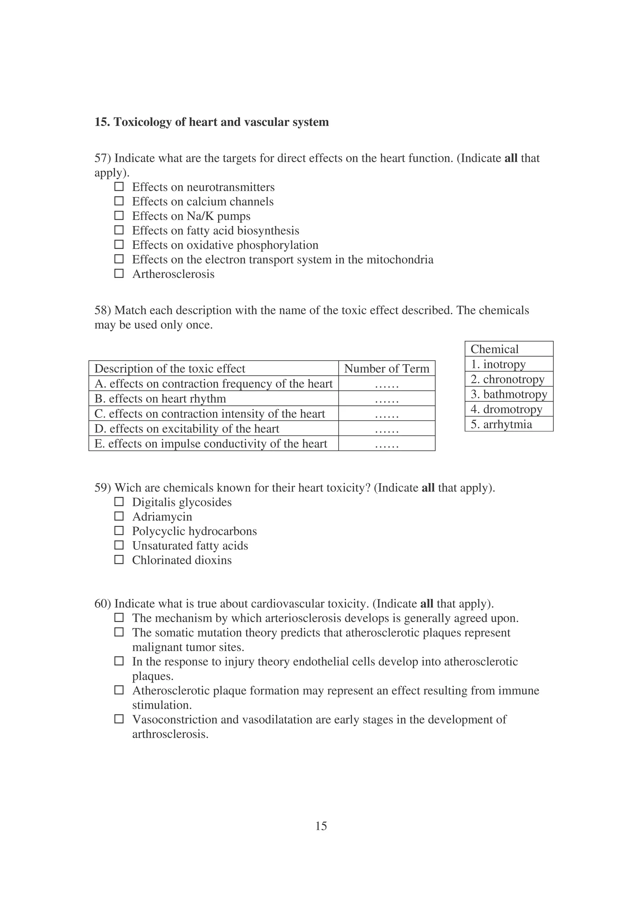 80 exam-questions-general-toxicology-for-practising | PDF