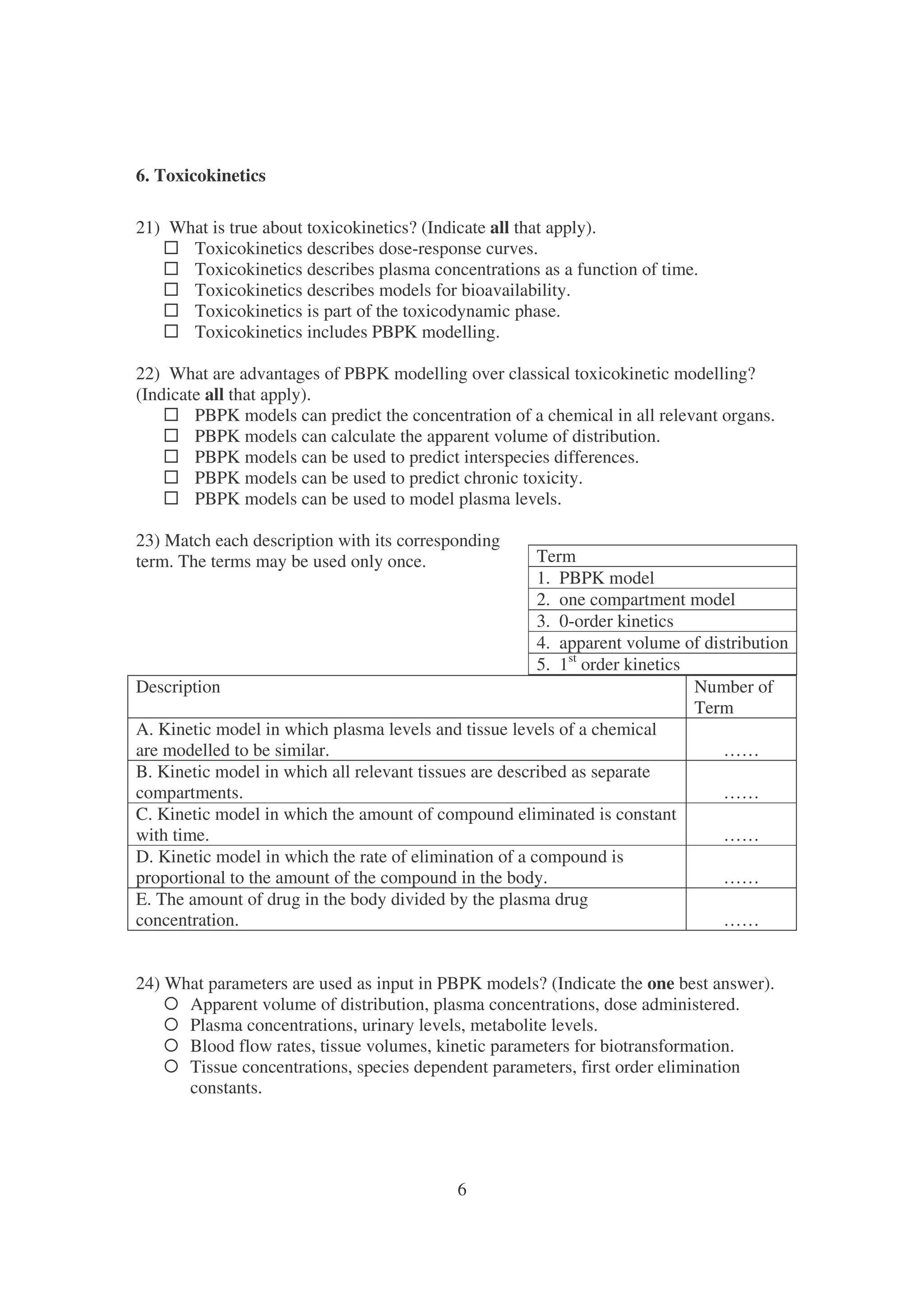 80 exam-questions-general-toxicology-for-practising | PDF