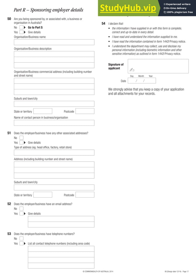 80 - Personal Particulars For Assessment Including Character Assessment ...