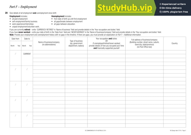 80 - Personal Particulars For Assessment Including Character Assessment ...