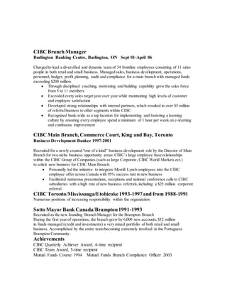 Fernanda Resume - Copy | DOCX | Business Banking & Finance | Business