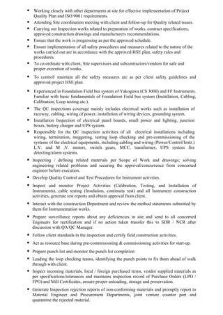 E&I QA QC MD LATEEFUR RAHMAN (2) | PDF