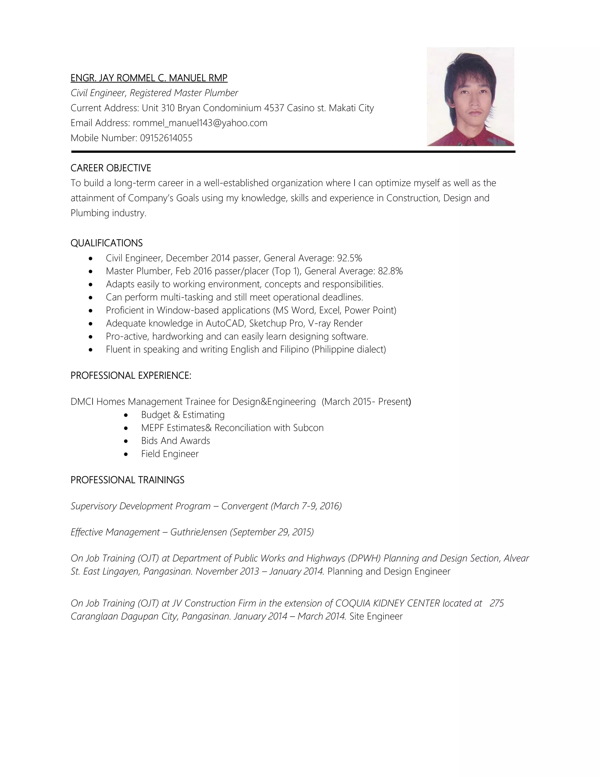 Rommel Resume | PDF