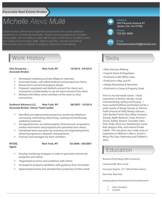 MMulle_Resume2015 | PDF