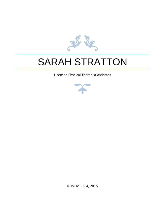 Sarah Stratton PTA | PDF