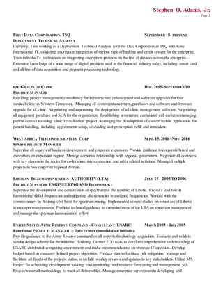 Adams_curentR | DOCX | Computing | Technology & Computing