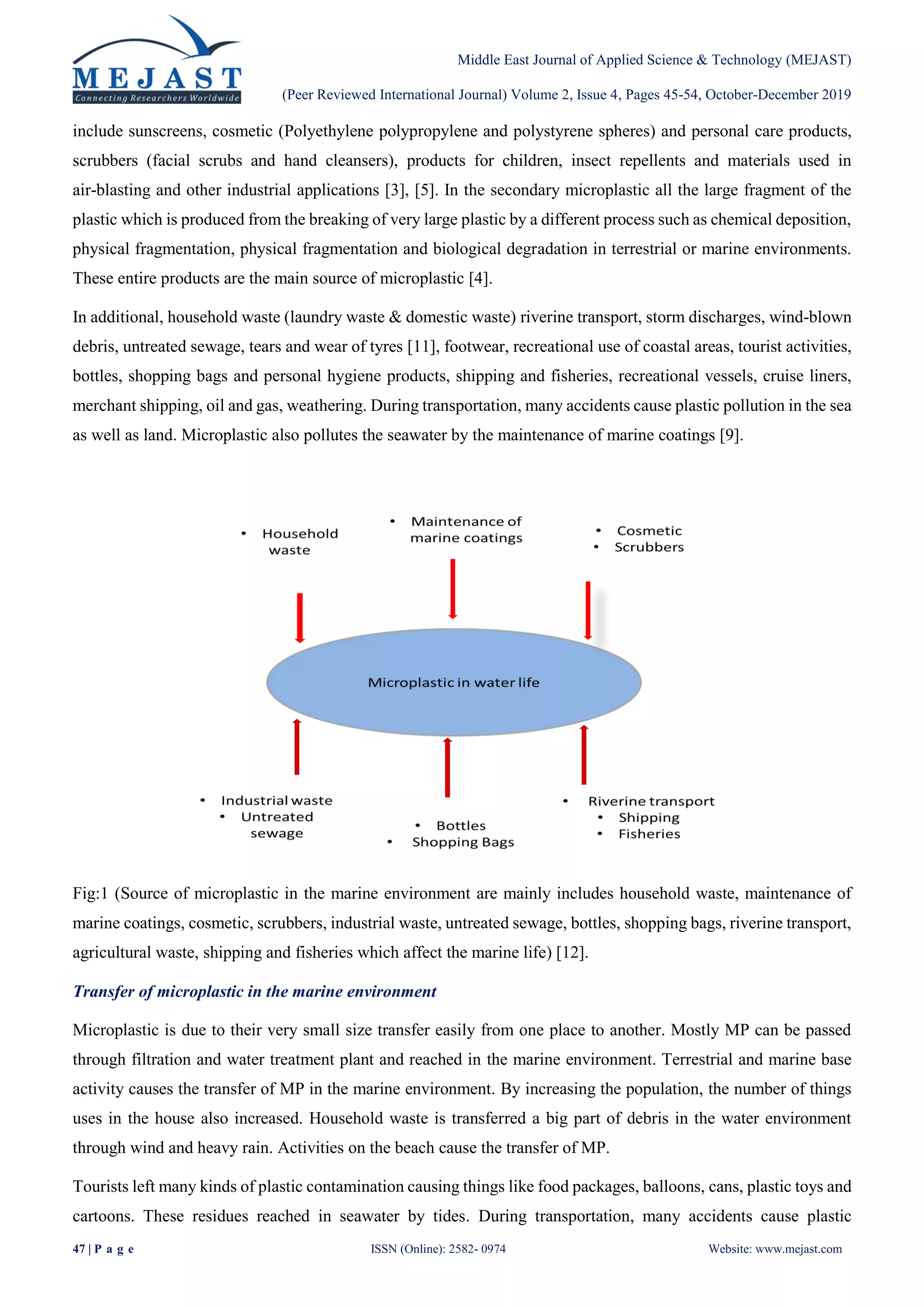 Microplastic is an Emerging Problem for Marine Life | PDF