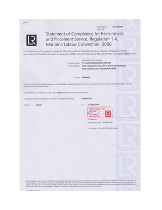 MLC certificate | PDF