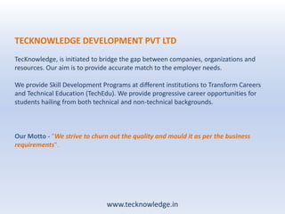 TecKnowledge_Profile | PPT
