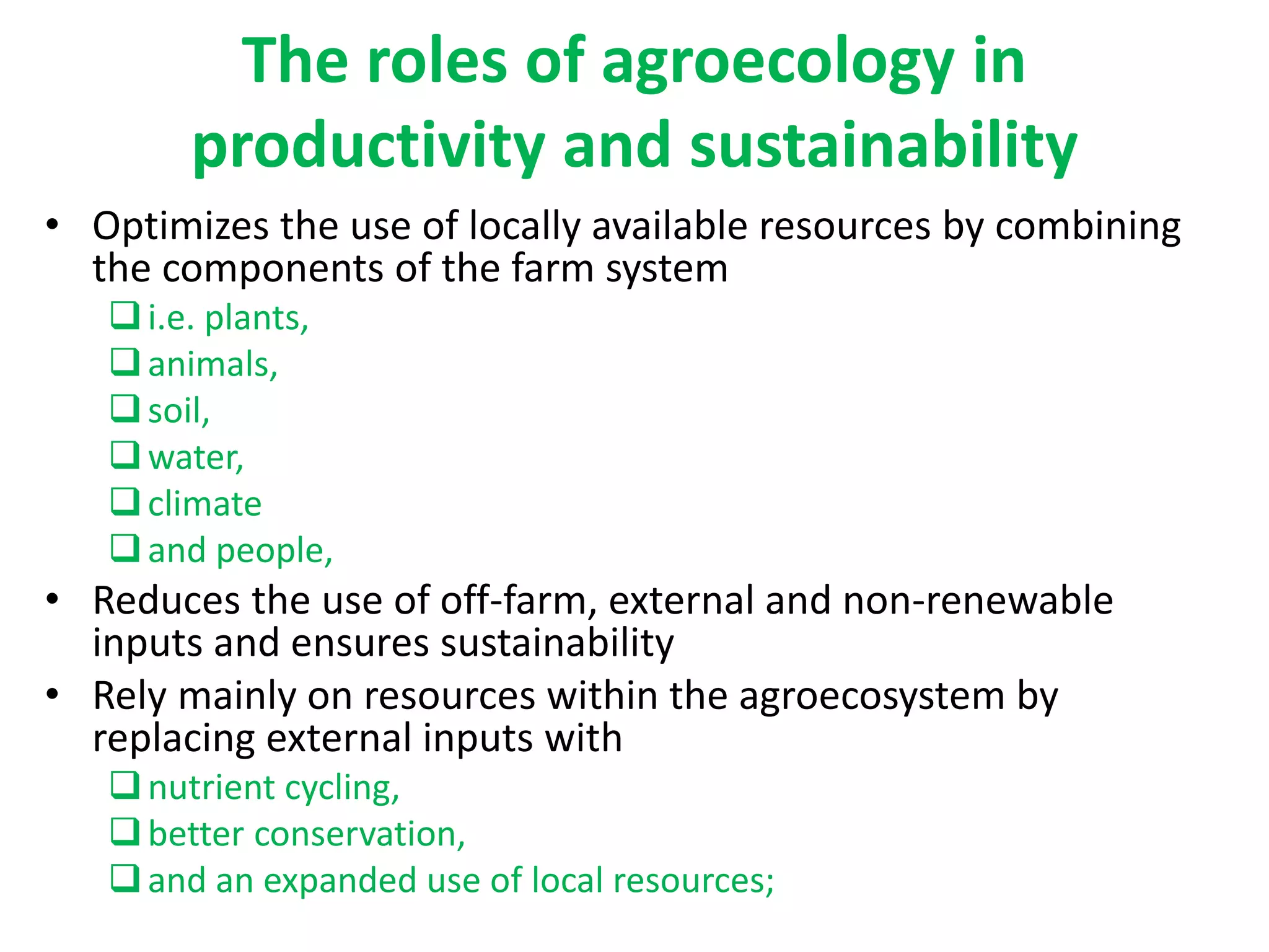 Agroecology | PPTX