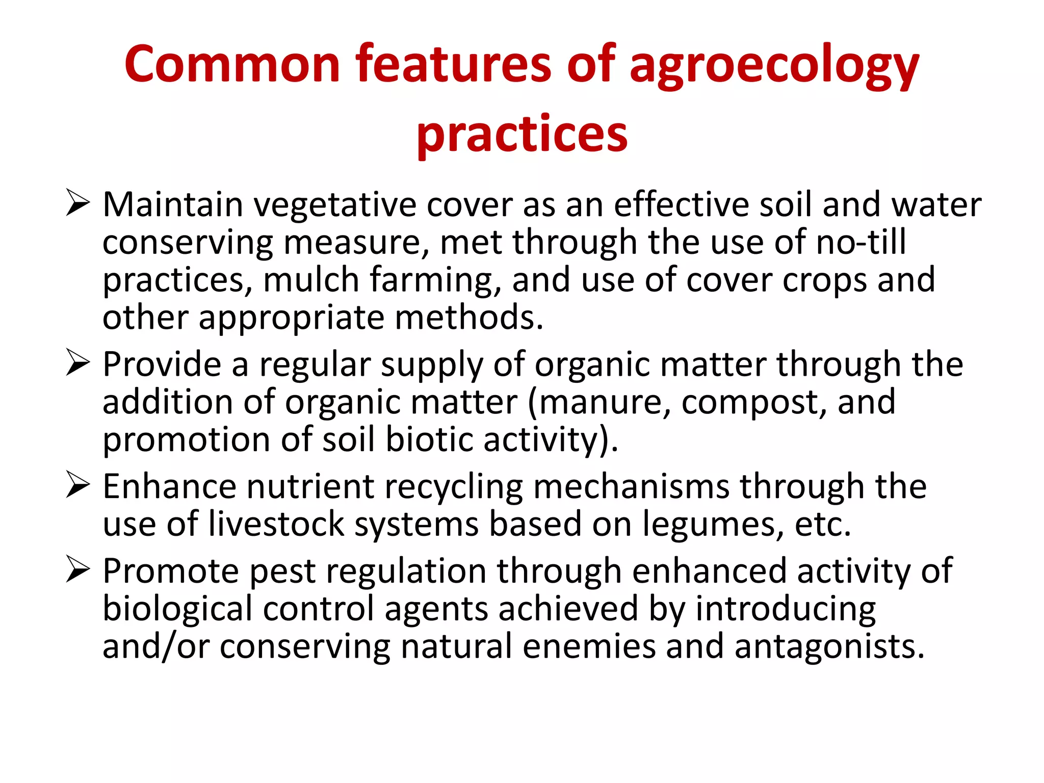 Agroecology | PPTX