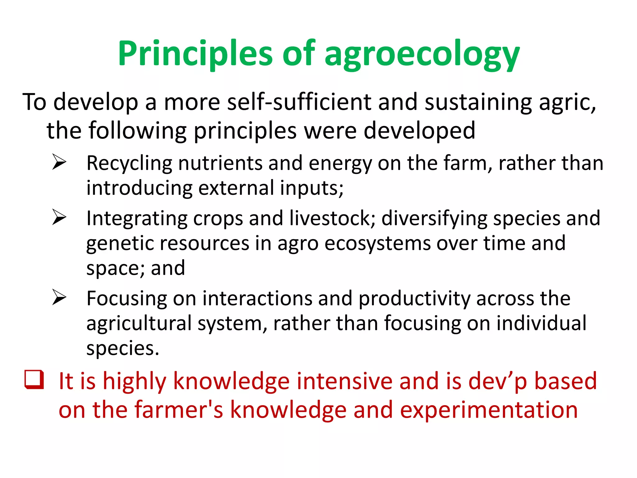 Agroecology | PPTX
