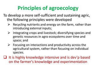 Agroecology | PPTX